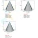 3d Pyramids With Foldable Net Shapes, 3d Platonic Solid Set 4, DIY ...