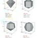 Nets of 3d Platonic Solid Set 6, DIY Polyhedron Models, Build 3d Shape ...