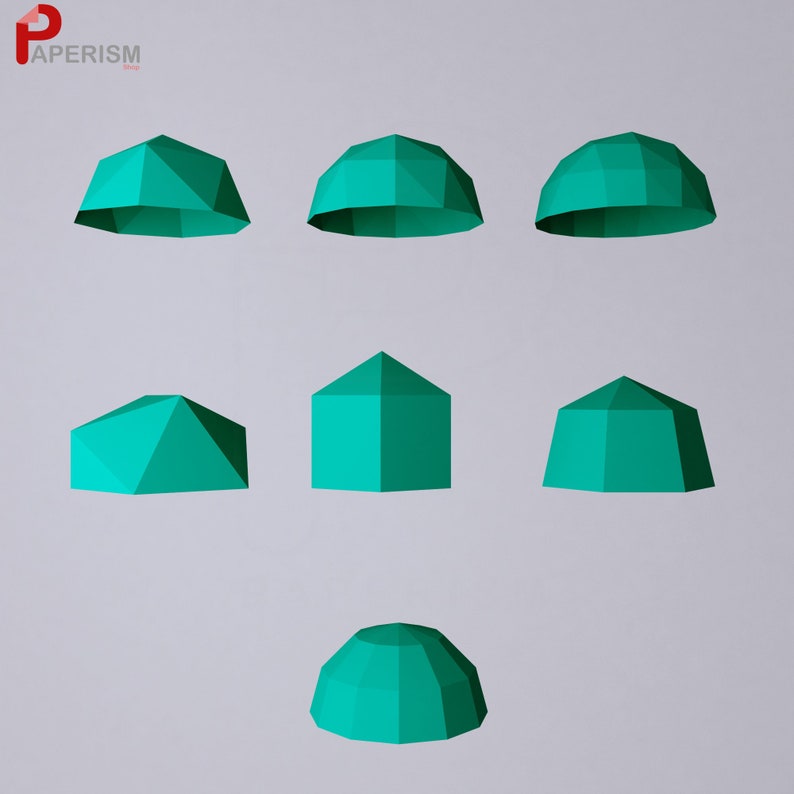 7 Geodesic Dome Set, DIY Dome Models, Build 3d Tent ,foldable Net ...