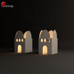 Mini Mosque Lantren PRINTABLE Ramadan Decor Islamic Decor - Etsy