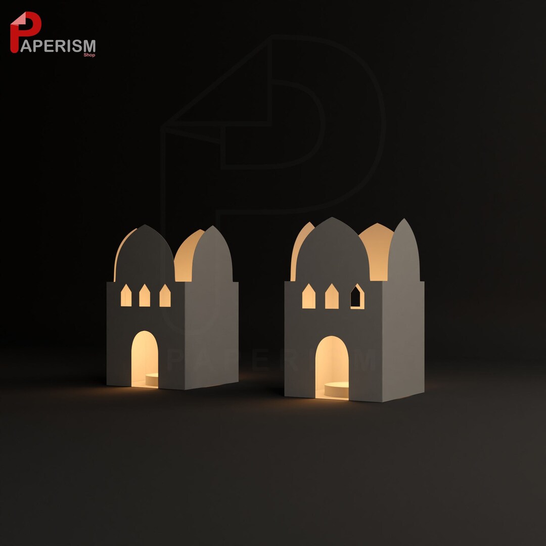 Mini Mosque Lantren PRINTABLE Ramadan Decor Islamic Decor - Etsy