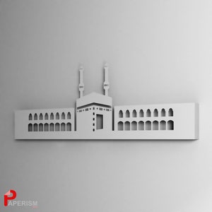 Mecca Printable DIY Cutout, Hajj Decor, Svg Kaaba Wall Decor Printable ...