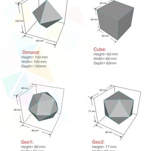 Basic Shapes Nets Papercrafts, 3d Platonic Solid Set 1, DIY Polyhedron ...