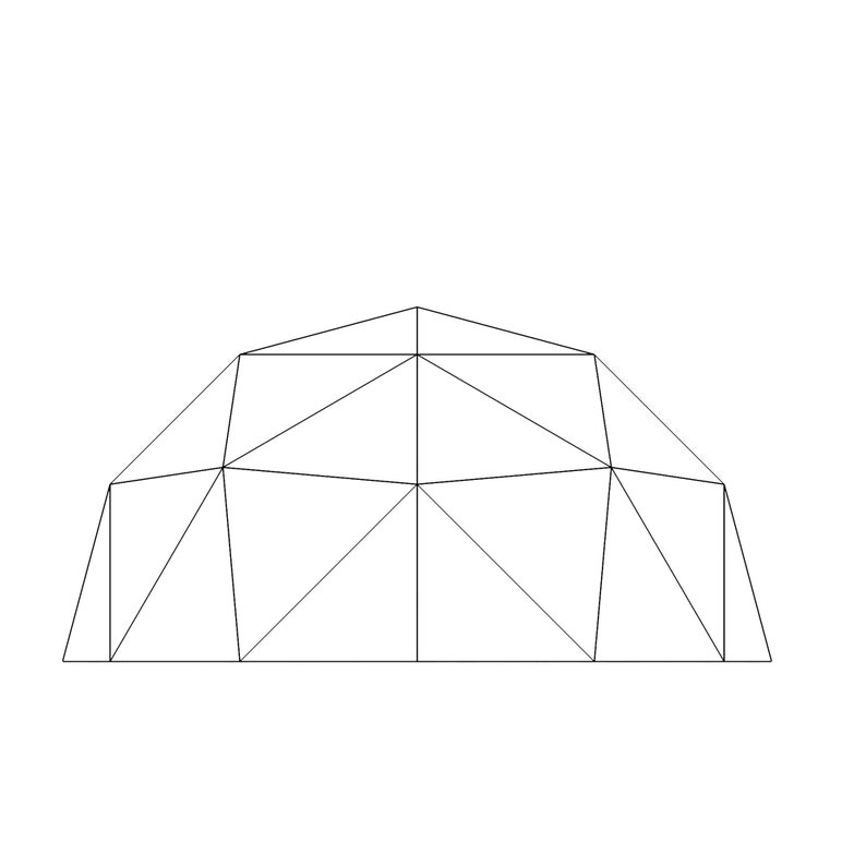 Geodesic Dome Net, DIY Dome Models, Build 3d Tent ,foldable Net Shapes ...