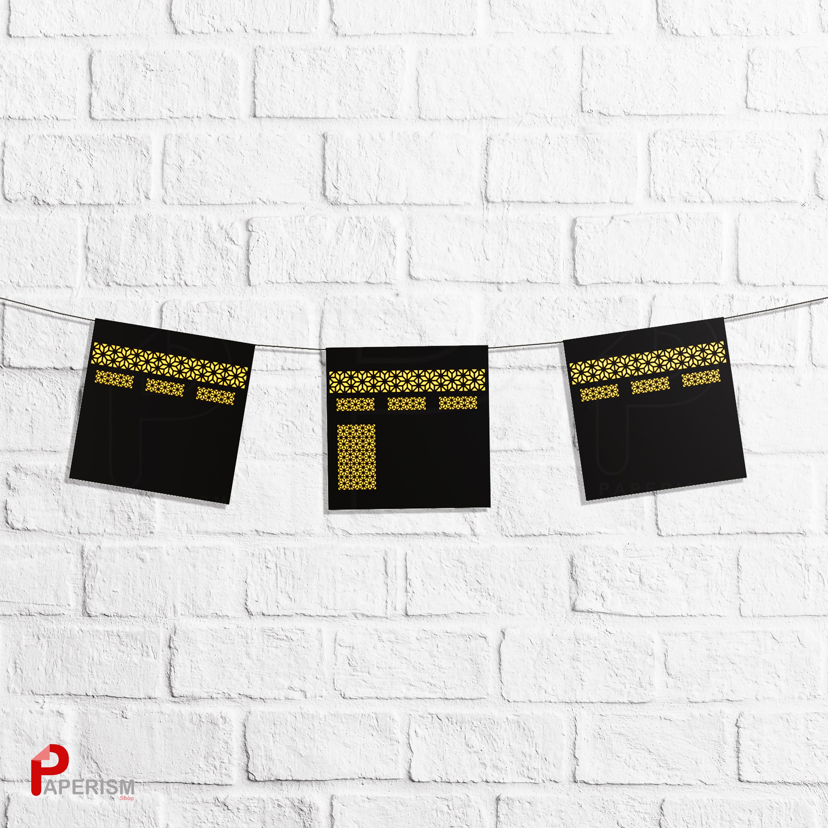 Hajj Mubarak Banner Decor, PRINTABLE Kaaba Banner Decor, Paper Mecca ...