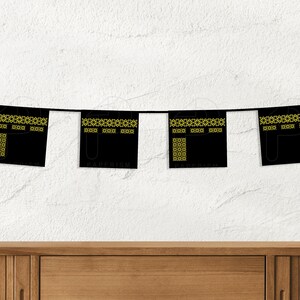 Hajj Mubarak Banner Decor, PRINTABLE Kaaba Banner Decor, Paper Mecca ...
