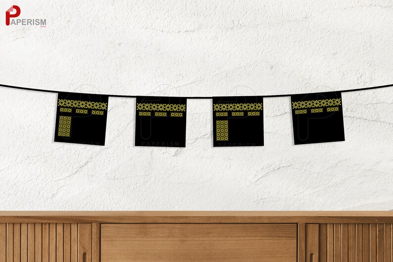 Hajj Mubarak Banner Decor, PRINTABLE Kaaba Banner Decor, Paper Mecca ...