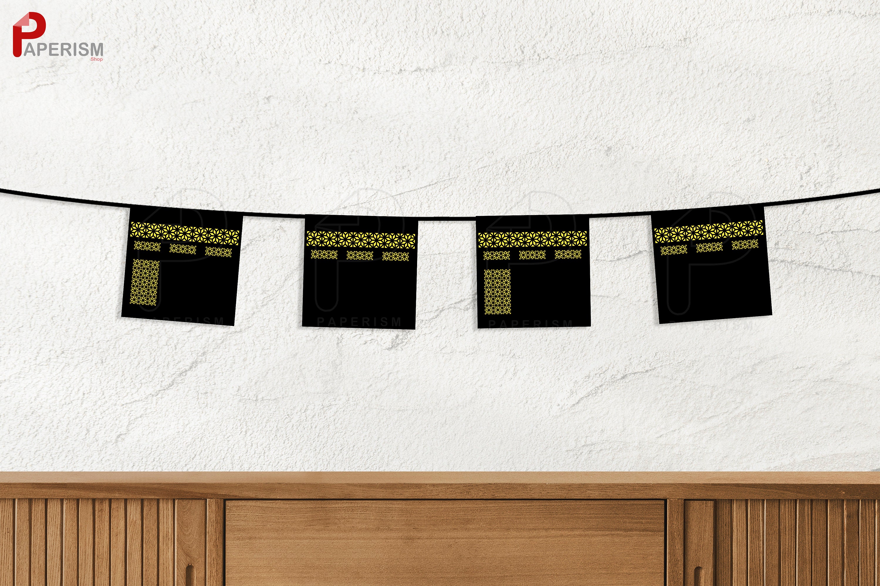 Hajj Mubarak Banner Decor, PRINTABLE Kaaba Banner Decor, Paper Mecca ...