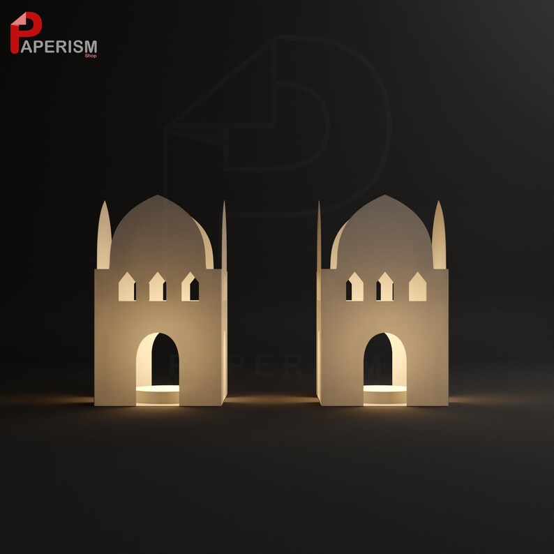 Mini Mosque Lantren PRINTABLE Ramadan Decor Islamic Decor - Etsy