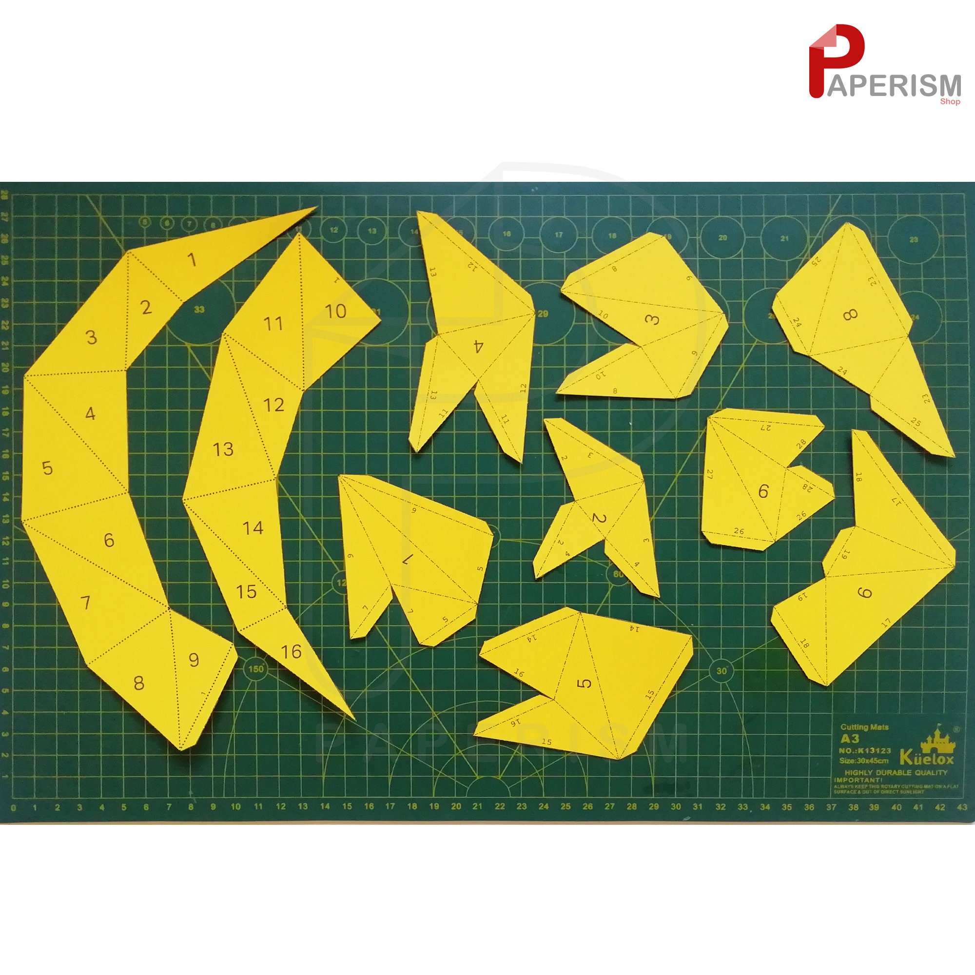 Mosaic Crescent & Star Ramadan Decoration, Origami Ramadan DIY Decor ...