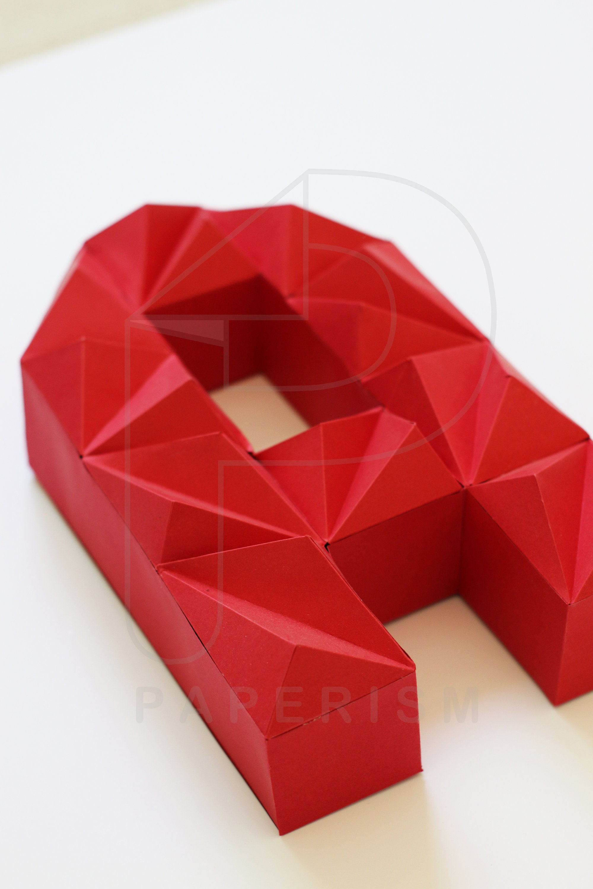 A Letter DIY Papercraft, 3d Paper Alphabet, Classroom Alphabet Decor ...