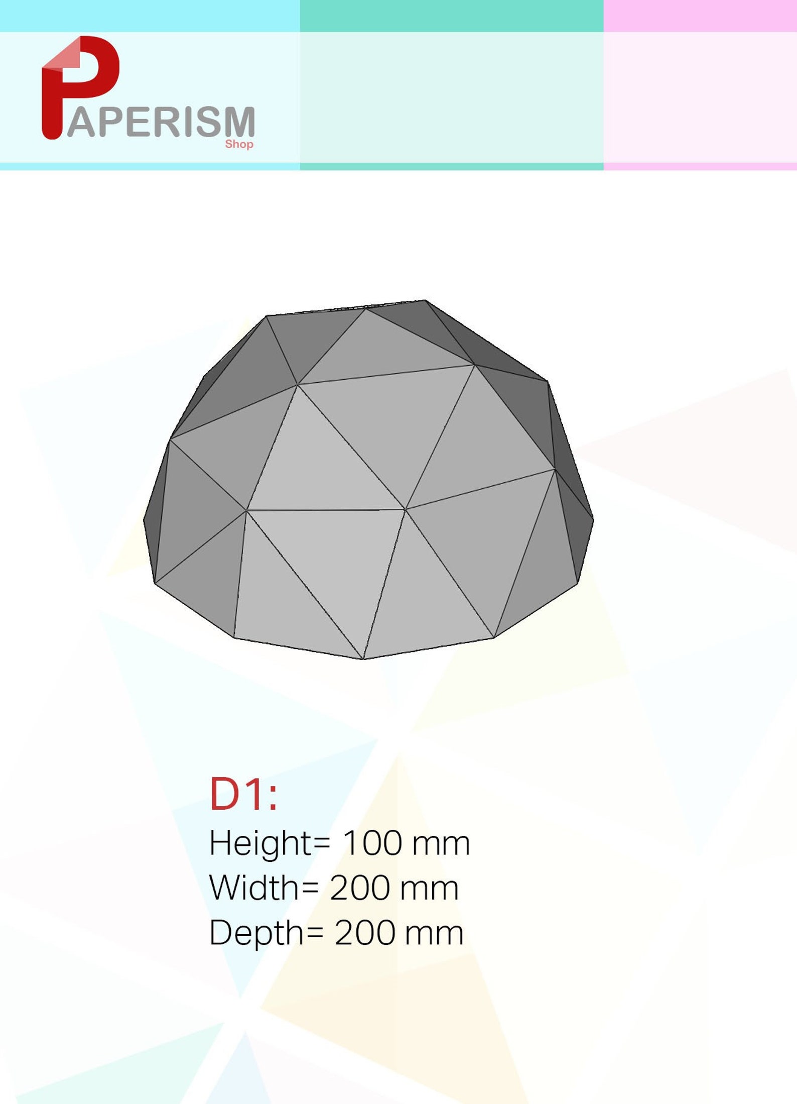 Geodesic Dome Net, DIY Dome Models, Build 3d Tent ,foldable Net Shapes ...
