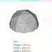 Geodesic Dome Net, DIY Dome Models, Build 3d Tent ,foldable Net Shapes ...