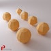 Nets of 3d Platonic Solid Set 6, DIY Polyhedron Models, Build 3d Shape ...