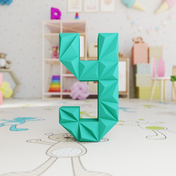 Y Low Poly Papercraft Letter Alphabet Y 3D 3D Lyric Gift - Etsy