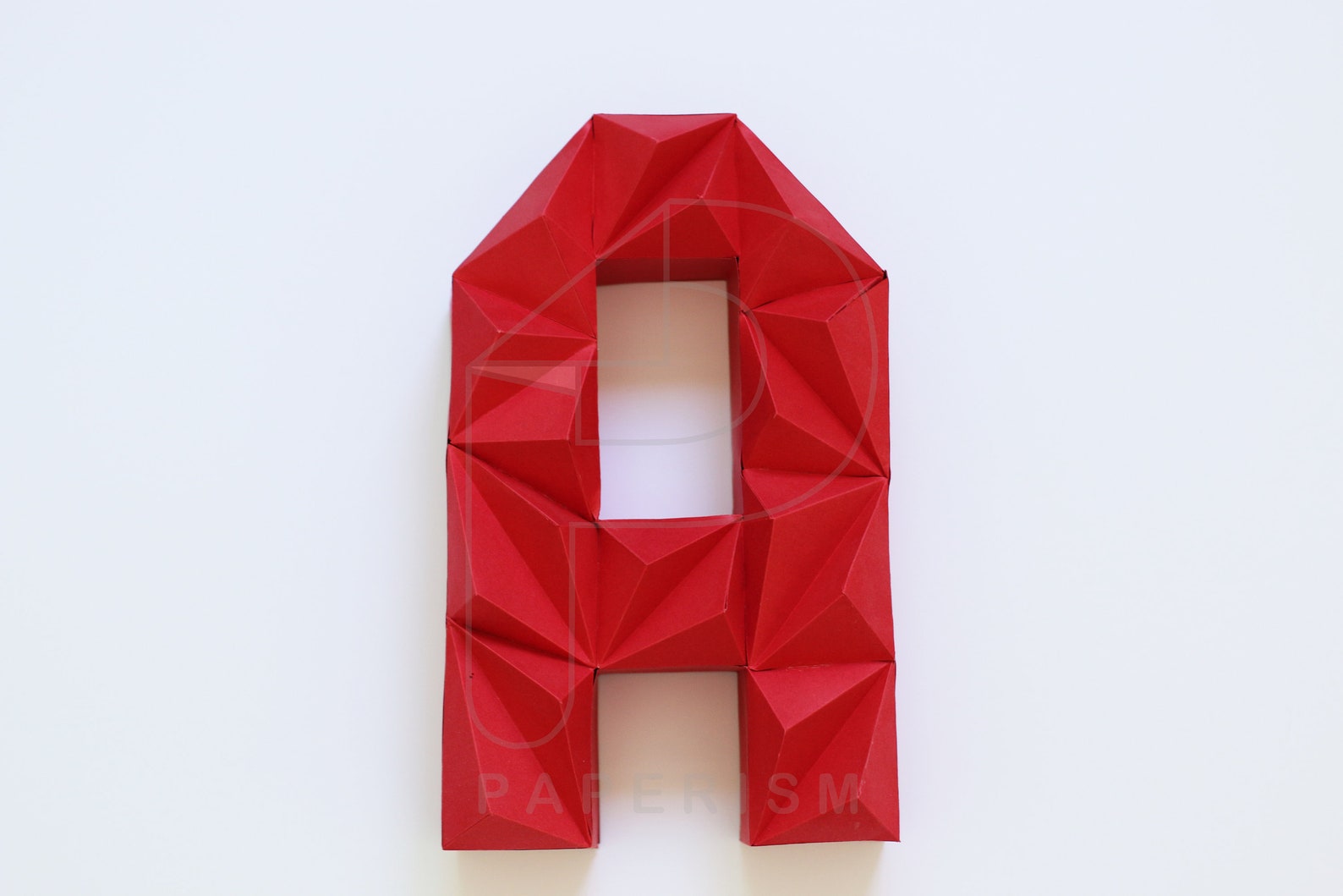 A Letter DIY Papercraft, 3d Paper Alphabet, Classroom Alphabet Decor ...