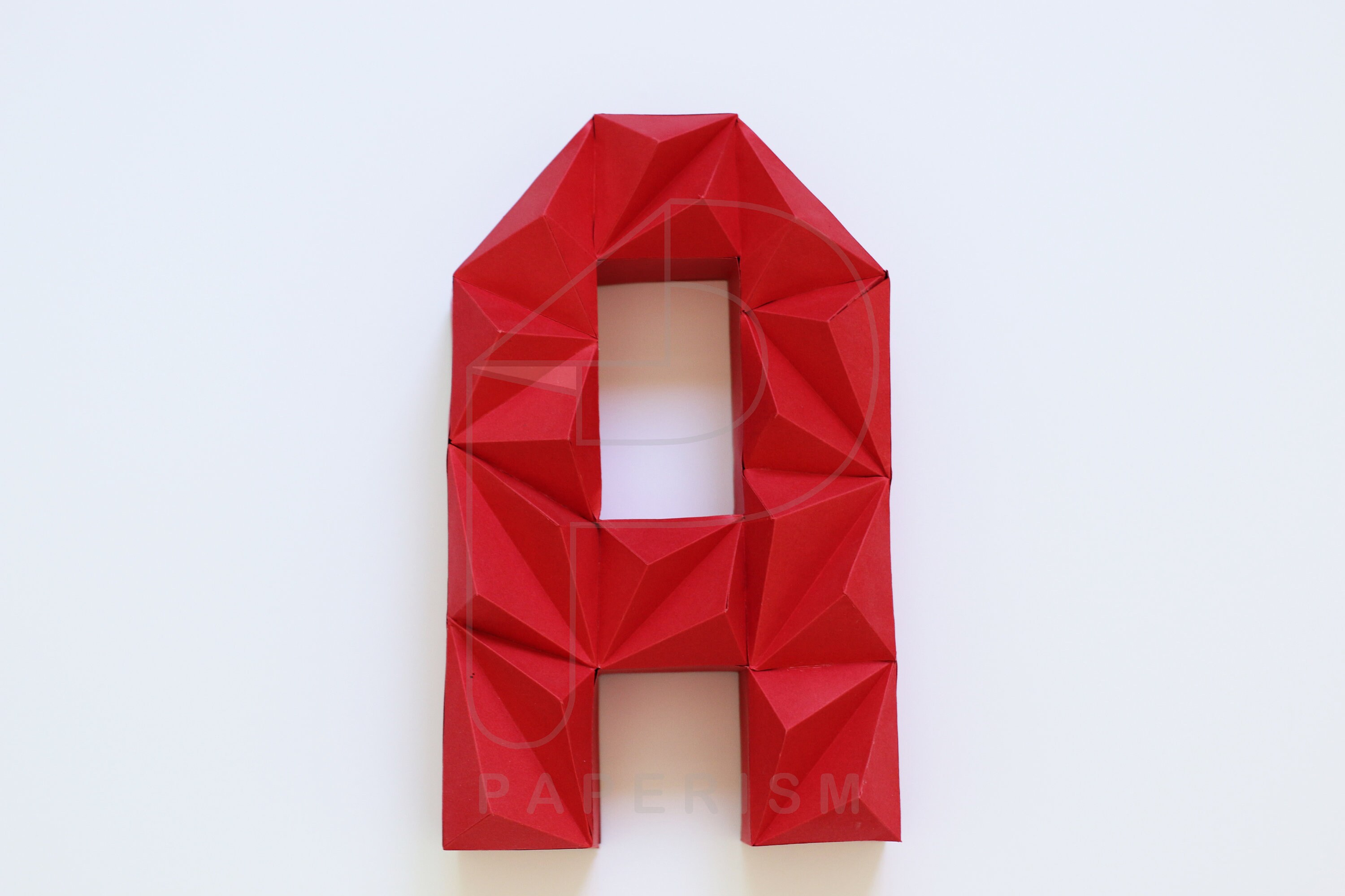A Letter DIY Papercraft, 3d Paper Alphabet, Classroom Alphabet Decor ...