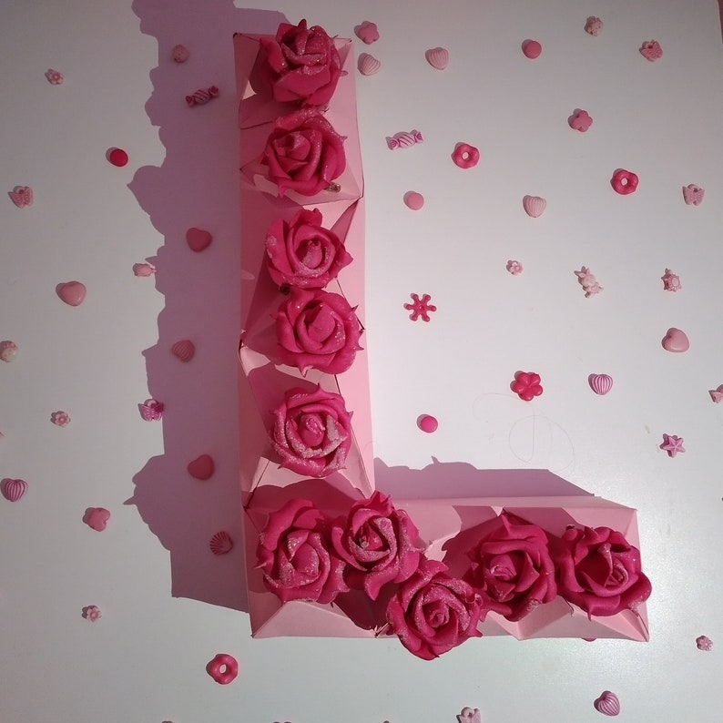 L Low Poly Papercraft, Letter, Alphabet L 3D, 3D Lyric, Papercraft ...