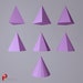 3d Pyramids With Foldable Net Shapes, 3d Platonic Solid Set 4, DIY ...