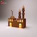 3D Mosque Model PRINTABLE Ramadan Decor Islamic Papercraft - Etsy