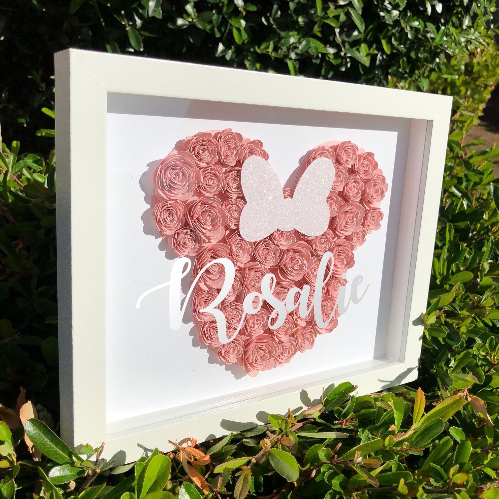 Paper Flower Shadow Box - Etsy