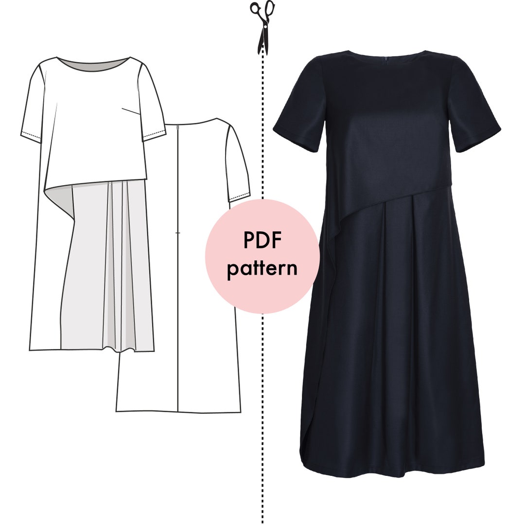 PDF Dress Sewing Pattern Instant Download Intermediate - Etsy