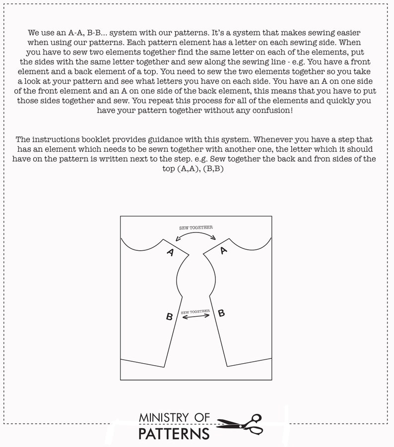 PDF Ruffled Sleeve Blouse Pattern Instant Download Intermediate Capsule ...