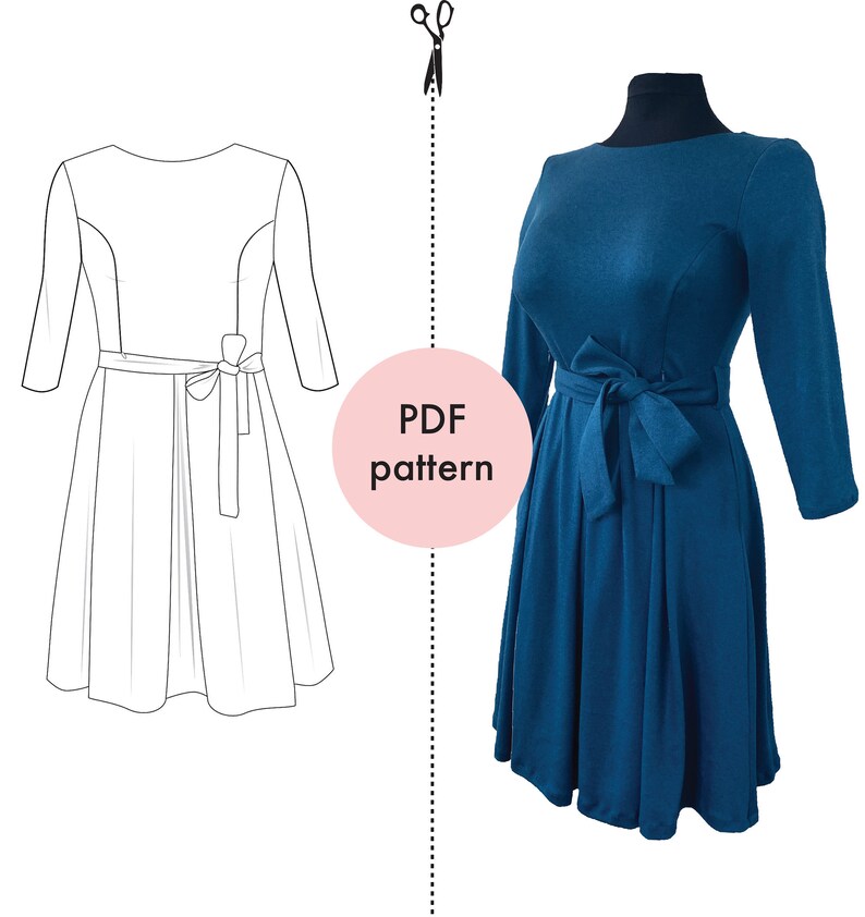 PDF Nursing Dress Instant Download Intermediate Pattern - Etsy Canada