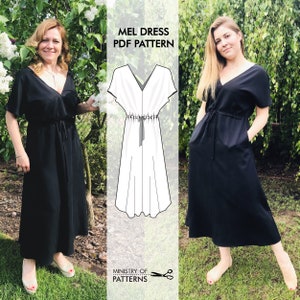 PDF Summer Dress Pattern Beginner Sewing Pattern Instant Download ...
