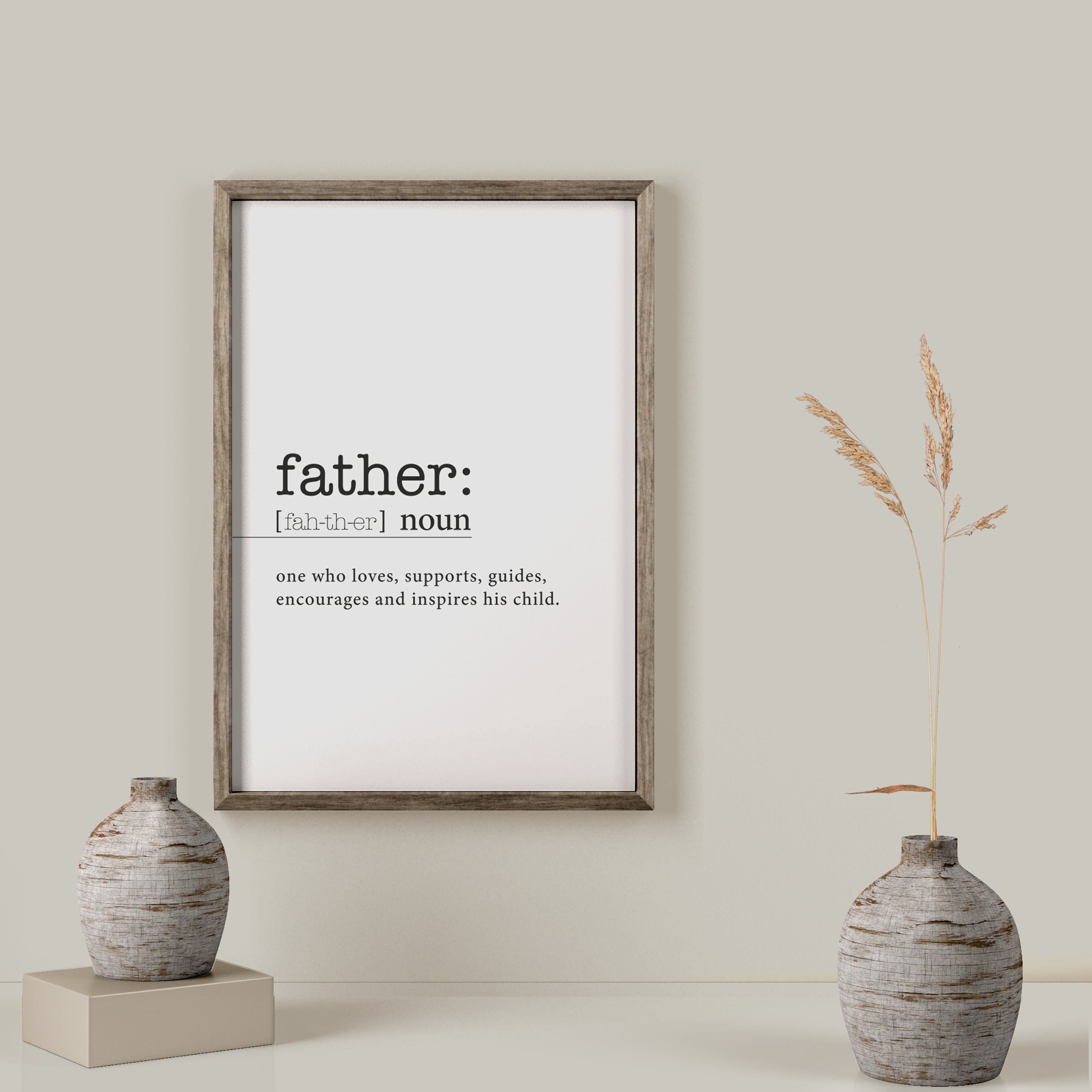 Father Word Definition Print. Fathers' Day Printable Definition. Father ...