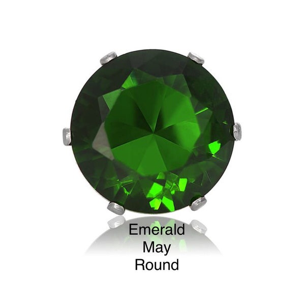 Lab Created Emerald 2mm - Etsy