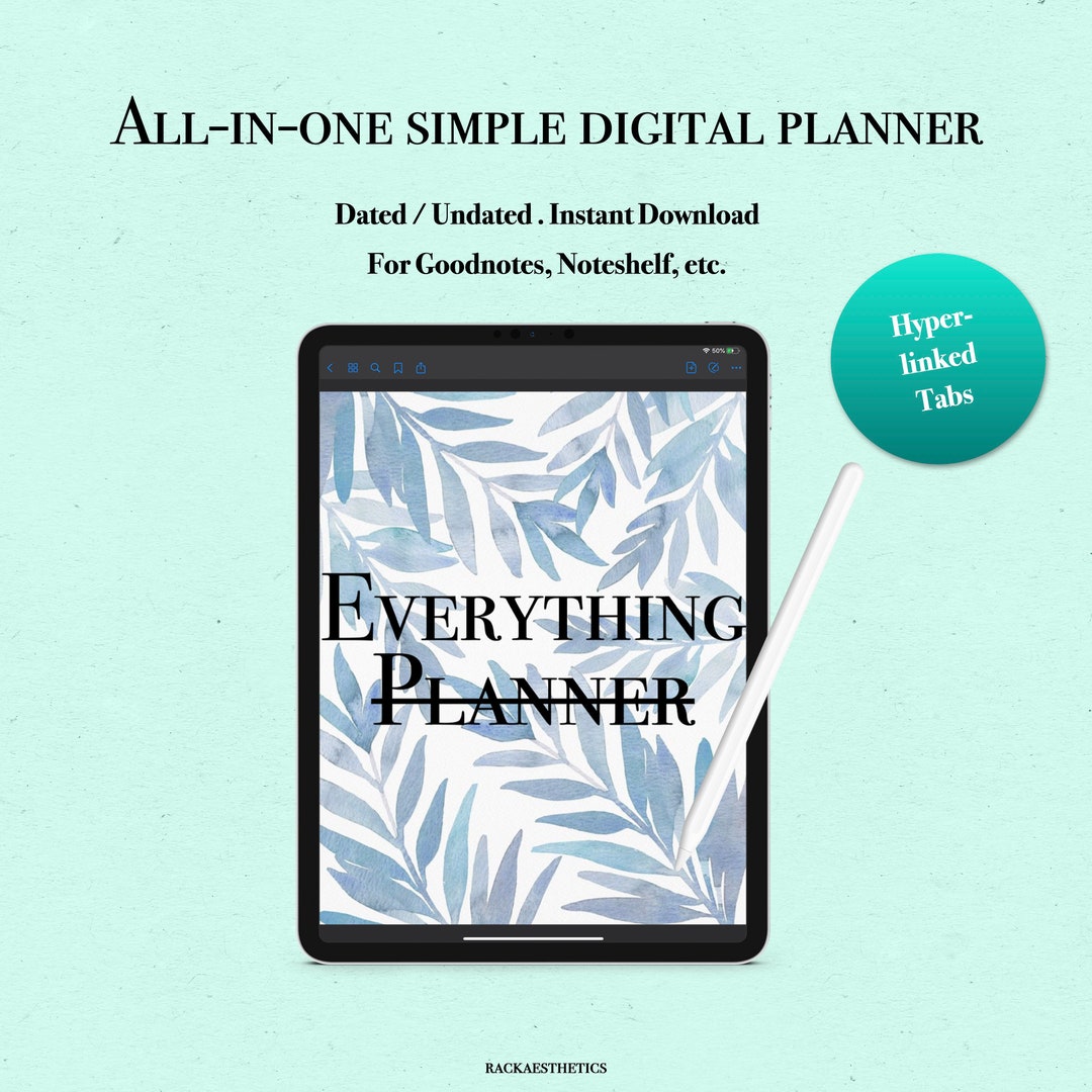 Simple Digital Planner - Etsy