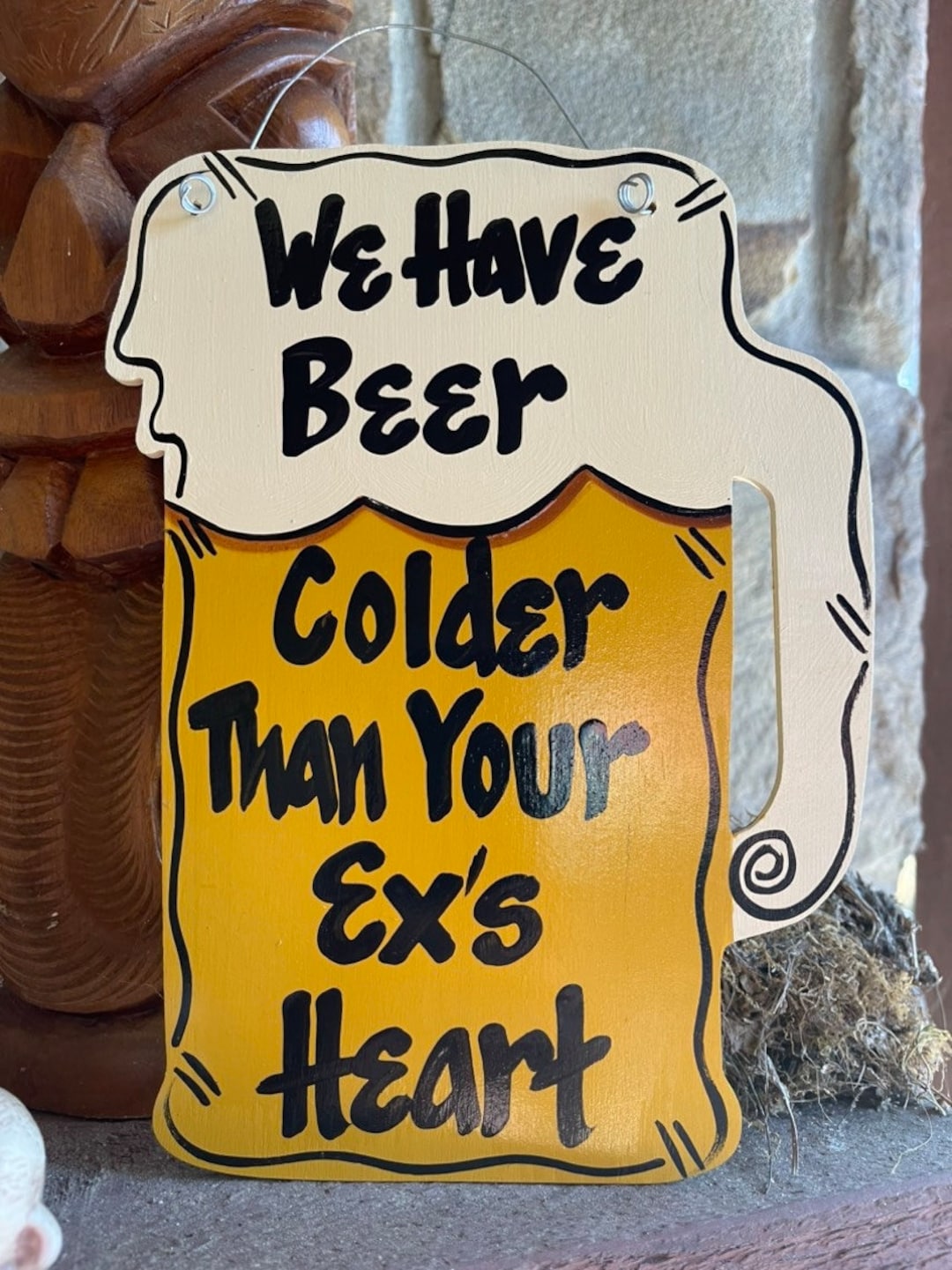 Funny Bar Quote “we Have Beer Colder Than Your Ex Heart” Personalized ...