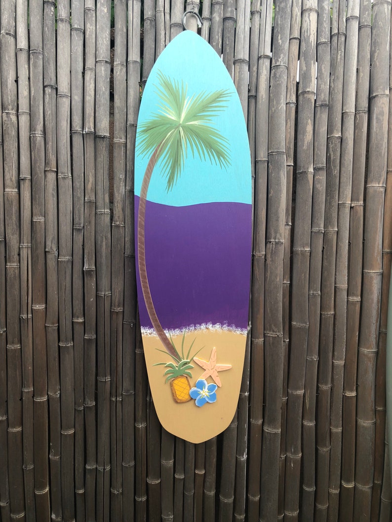 Hand Painted Surfboard Sign Personalized Surfboard - Etsy