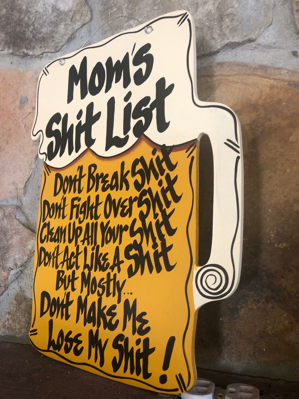 Beer Mug Sign Bar Sign Pub Sign Tiki Bar Sign Hand - Etsy