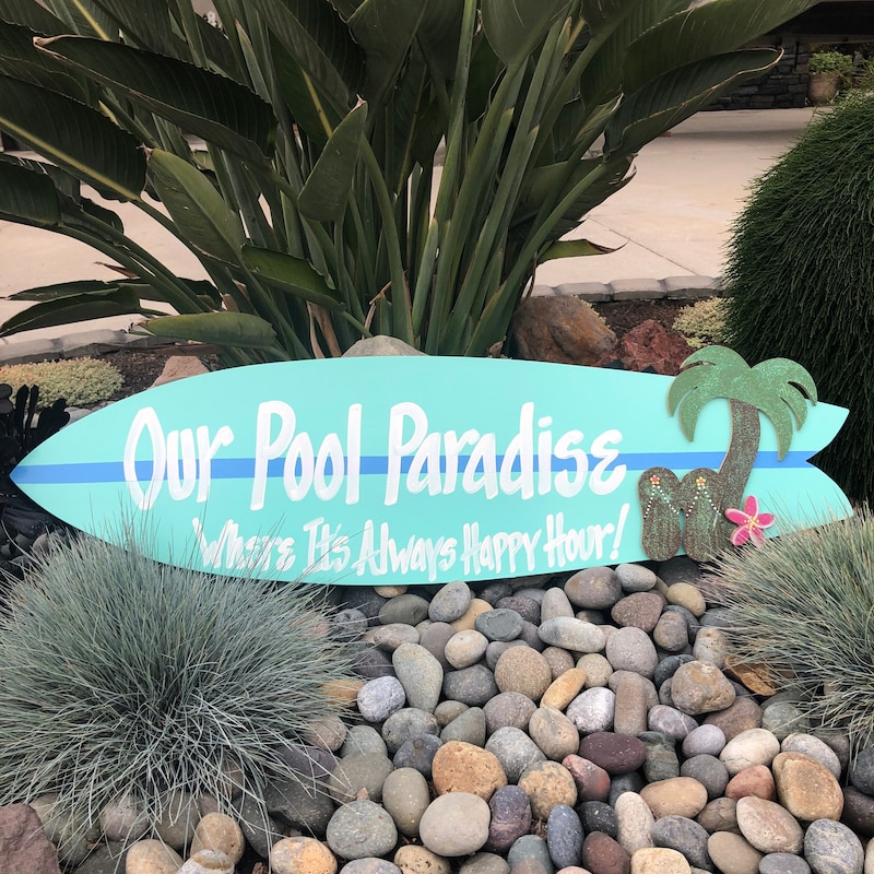 Outdoor Pool Decor - Etsy