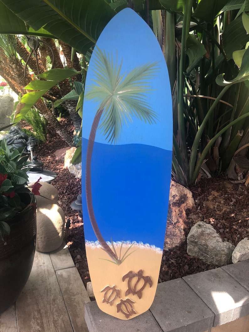 Hand Painted Surfboard Sign Personalized Surfboard - Etsy