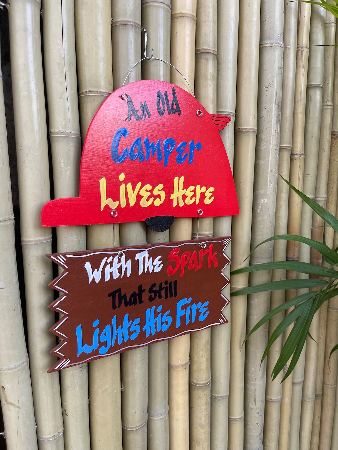 Wooden Camper Sign-camping Door Hanger-vintage Camptrailer-campsite ...