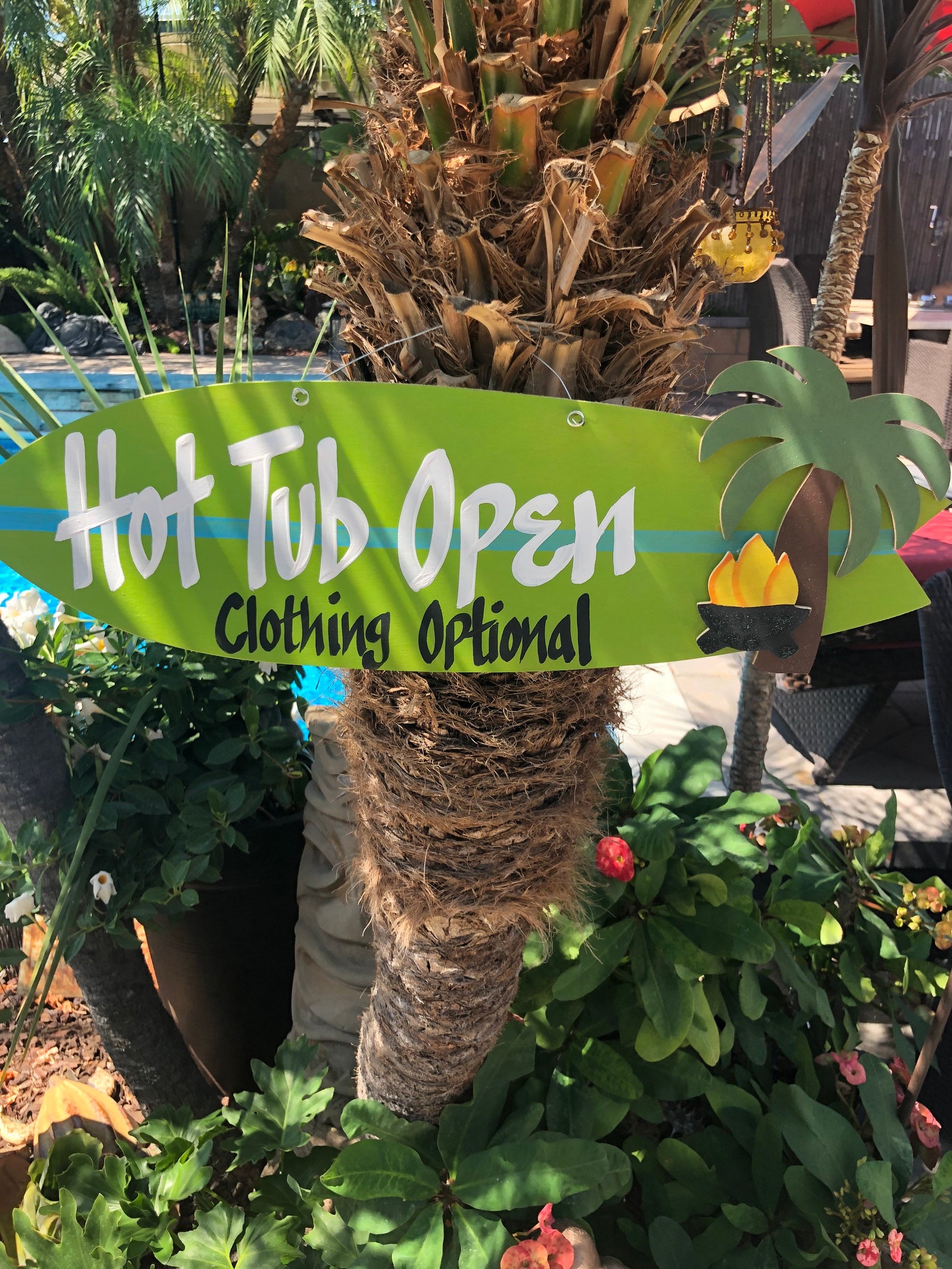 Hot Tub Sign, Hot Tub Decor, Hottub,backyard Decor,surfboard Sign,pool ...
