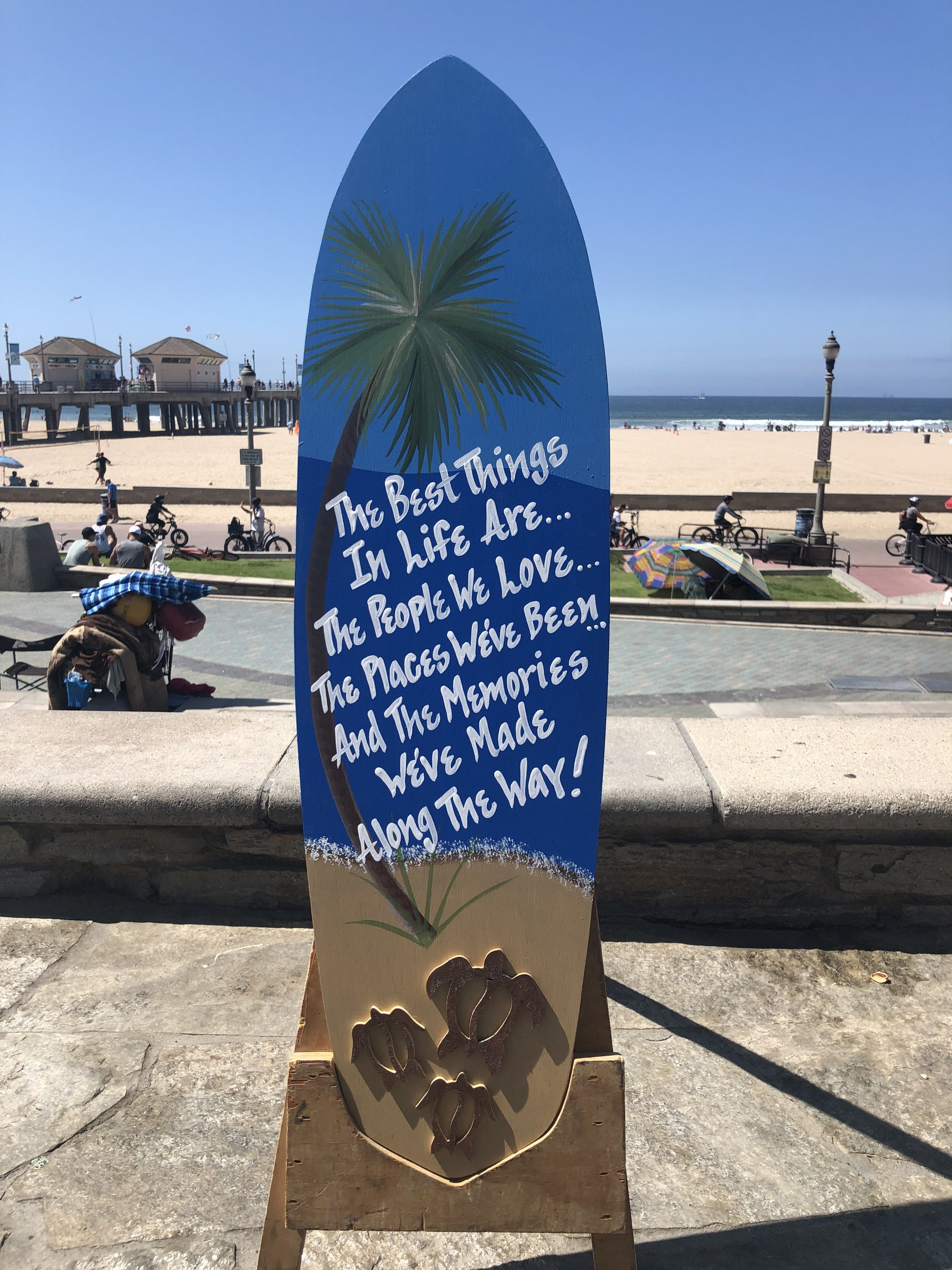Hand Painted Surfboard Sign Personalized Surfboard | Etsy
