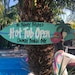 Hot Tub Sign Hot Tub Decor Hottubbackyard Decorsurfboard - Etsy