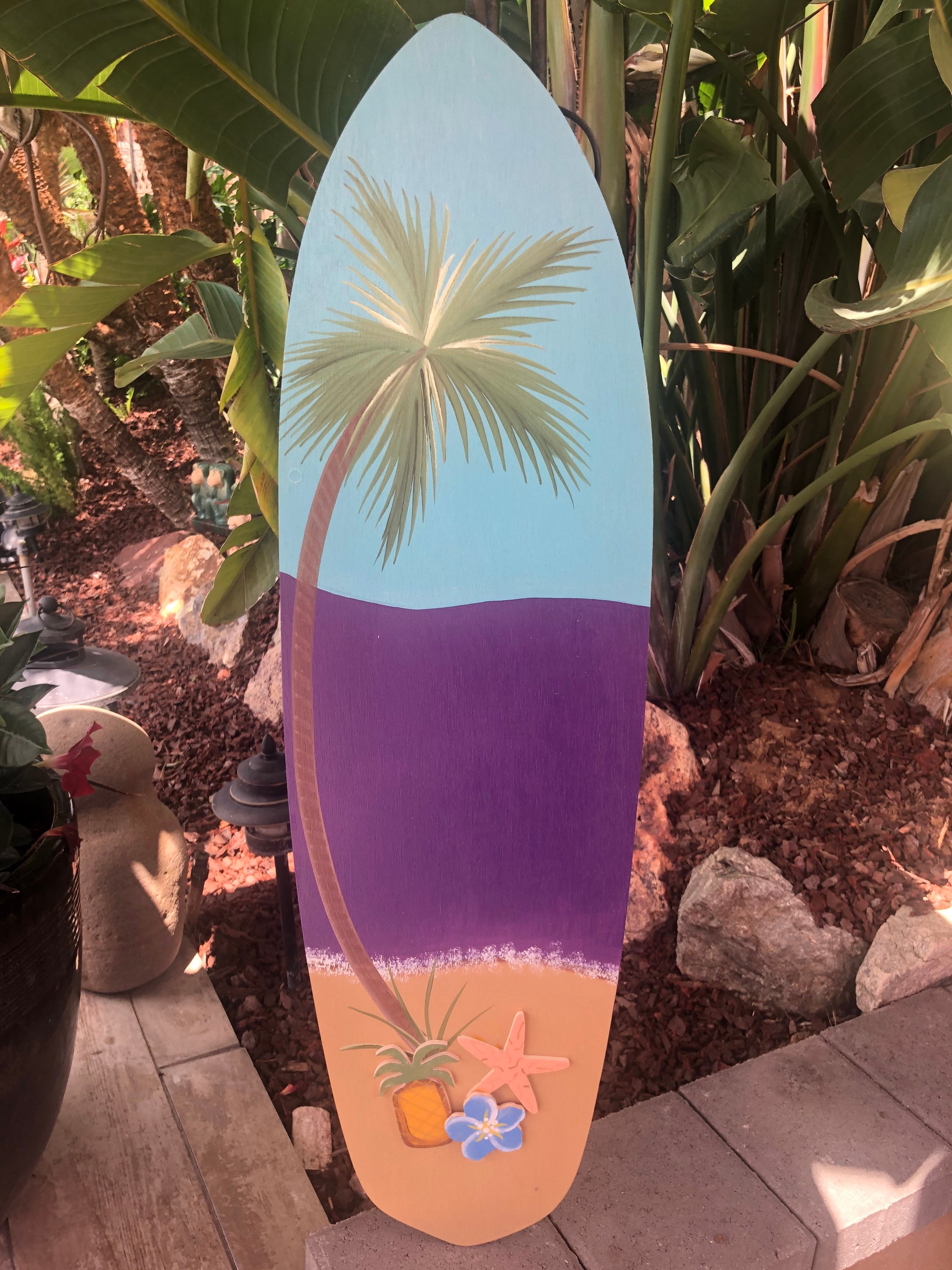 Hand Painted Surfboard Sign Personalized Surfboard | Etsy