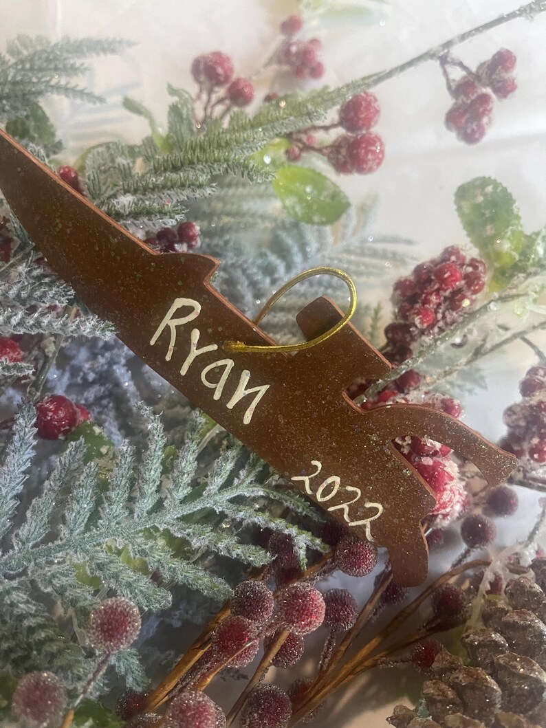 Personalized Speed Boat Wood Christmas Ornament, Beach Holiday Decor - Etsy