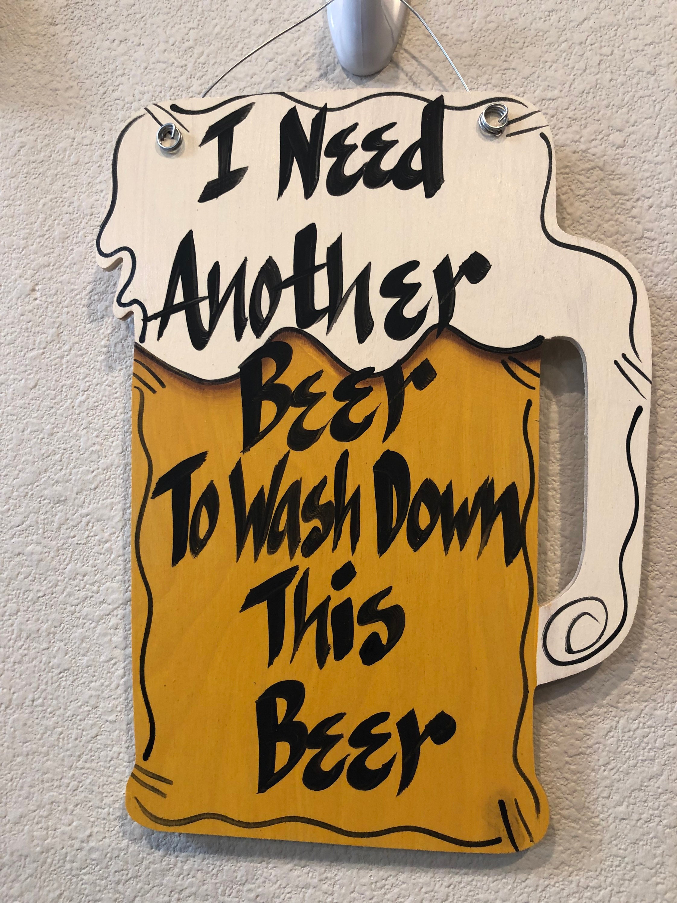IPA LOT Beer Sign-handmade Beer Sign-dads Bar Gifts-wood Bar Pub Sign ...
