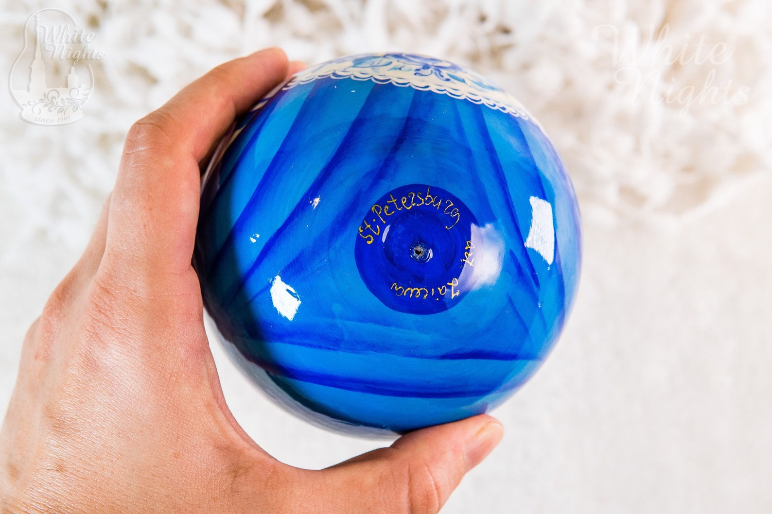 Blue Roly-poly Musical Matryoshka doll Porcelain teapot | Etsy