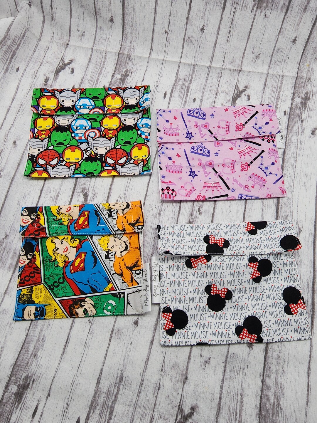 Reusable Washable Snack Bags, Reusable Snack Bags, Snack Bag With Hook ...