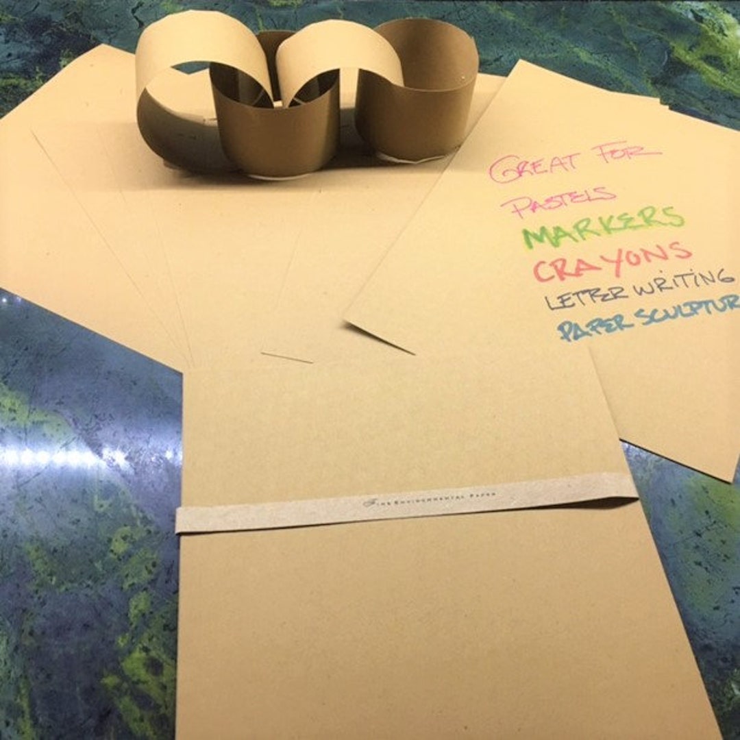 Tan Craft Paper 50 Sheets + Bonus 100 Sheets - Eco Friendly - Etsy UK