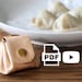 Leather Dumpling Coin Purse Pattern, Leather Pdf Template, DIY Leather ...