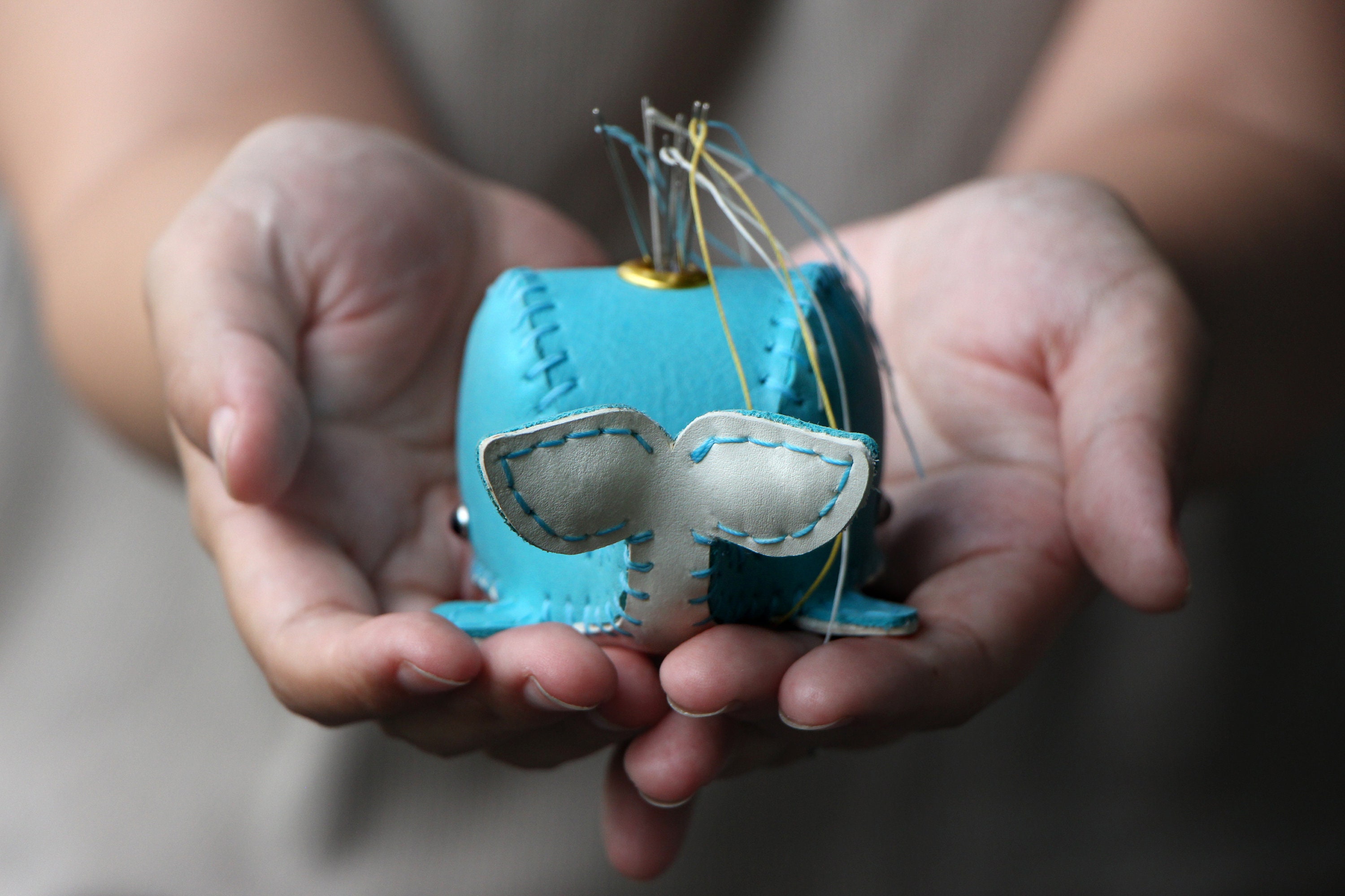 Leather Whale Pin Cushion, Leather Pattern, Leather Pdf, Leather ...