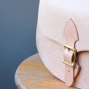 Minimal Leather Saddle Bag Pattern, Handmade Bag, Christmas Gift ...